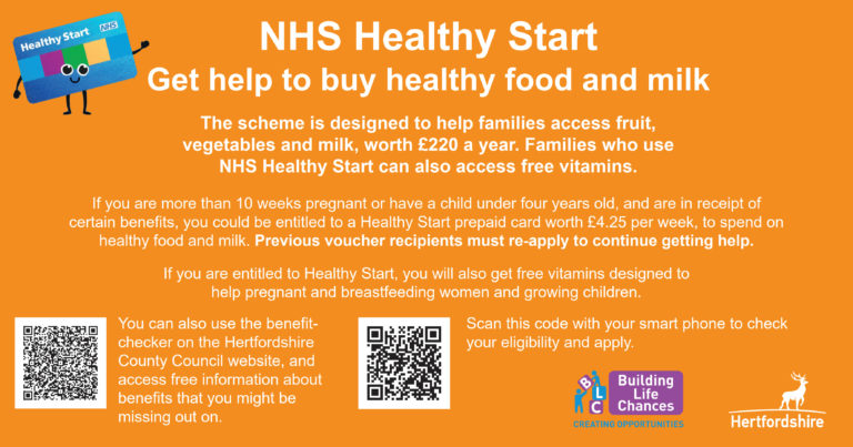NHS Healthy Start | Rickmansworth Foodbank